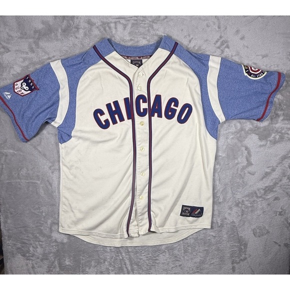 Majestic | Shirts | Chicago Cubs Majestic Cooperstown Jersey Script ...
